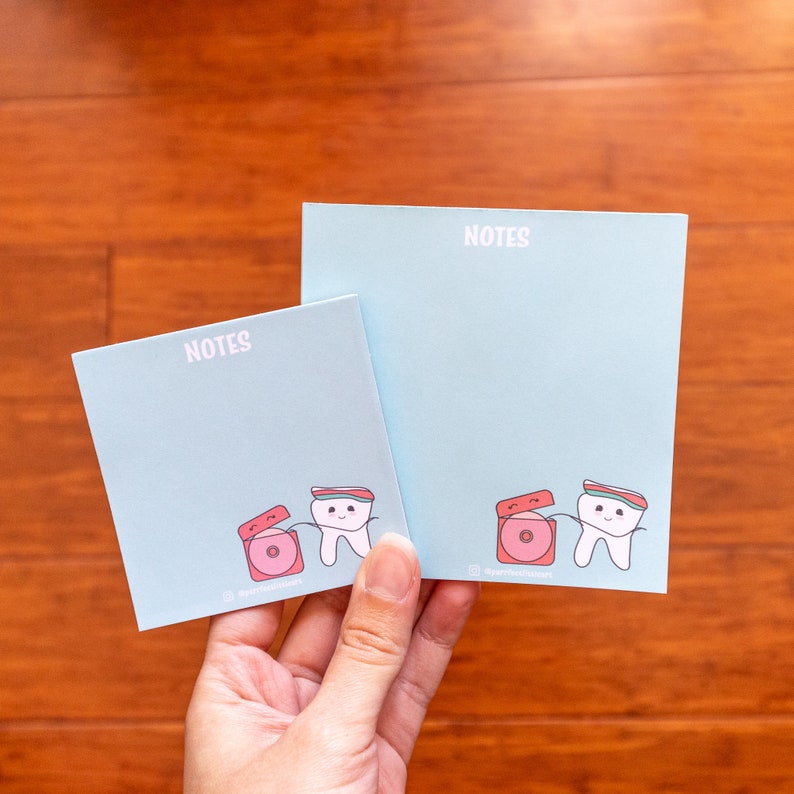 Dental Notepad | NOT Sticky Notes | Dentist Gift | Tooth Stationery ...