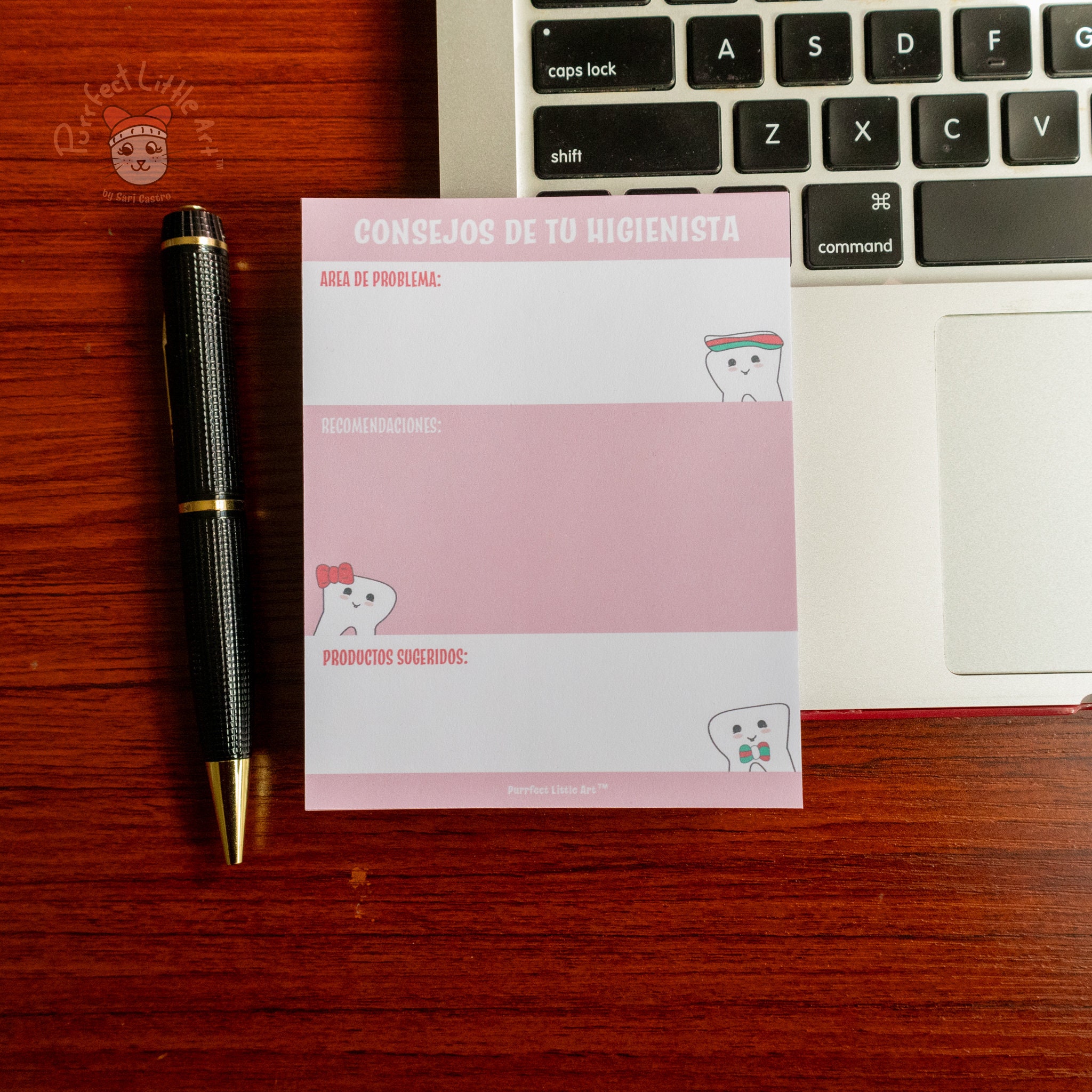 Bloc De Notas Para Higienista Dental | Spanish | NOT Sticky Notes | RDH ...