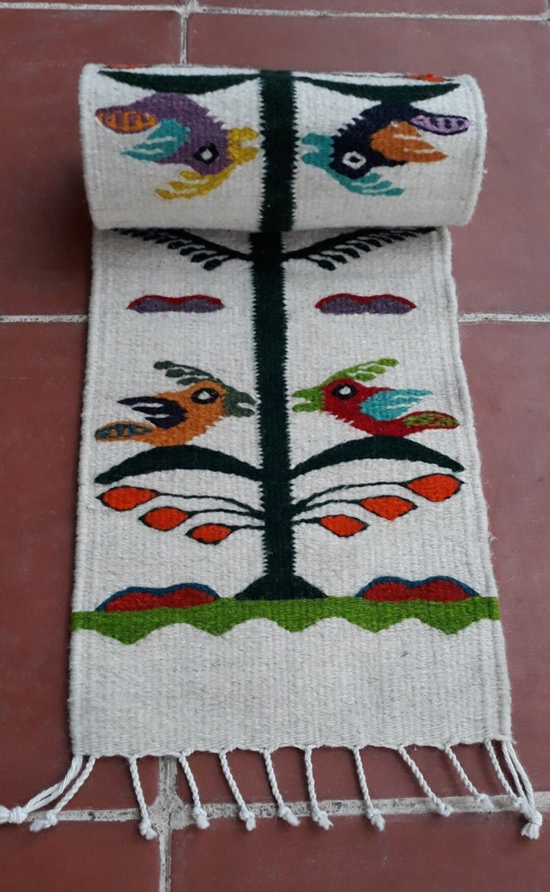 Table Path 6 X 6' 5 Color Raw Design: Tree of Life Symbol of the Life ...