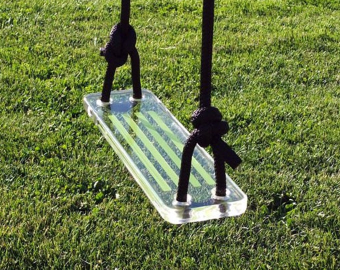 Rectangular Swing Seat With Rope - Etsy