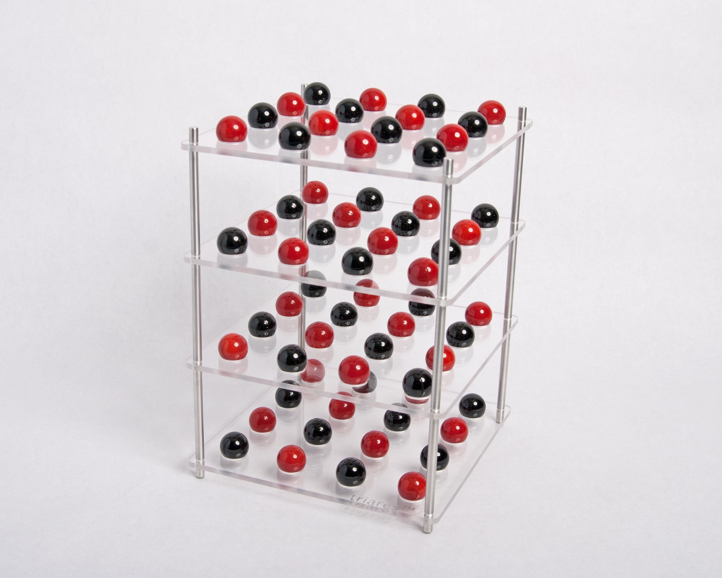 Triares™ 3D Advanced - Four Layer Three Dimensional Tic Tac Toe Game ...