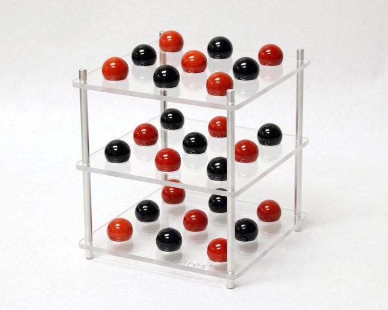 Triares™ Game - 3D Three Dimensional Tic Tac Toe - Made in USA - Etsy