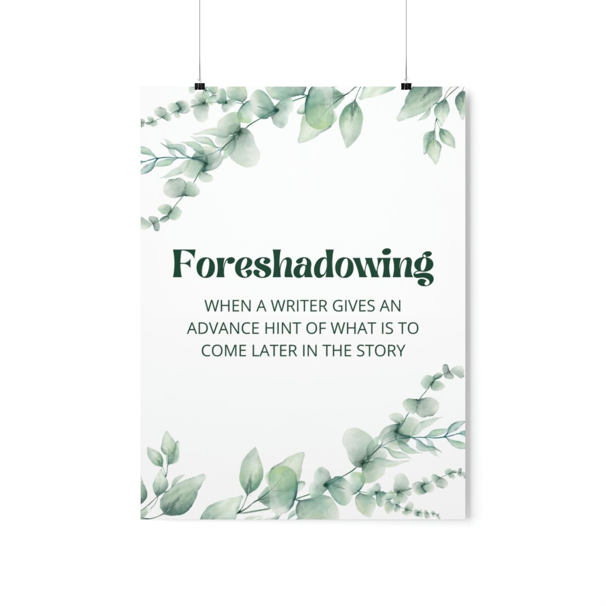 Figurative Language Digital Poster Set, Digital Download Posters ...