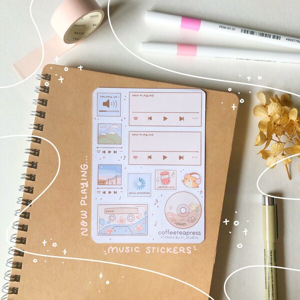 Music Sticker - Etsy