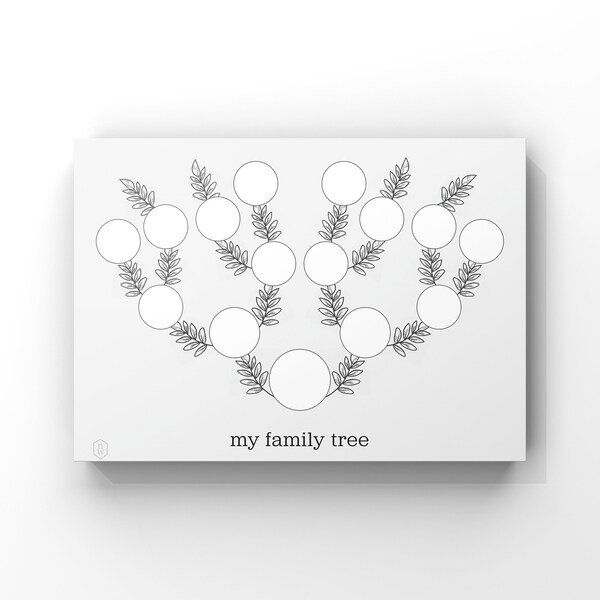 Simple Family Tree Printable - Etsy