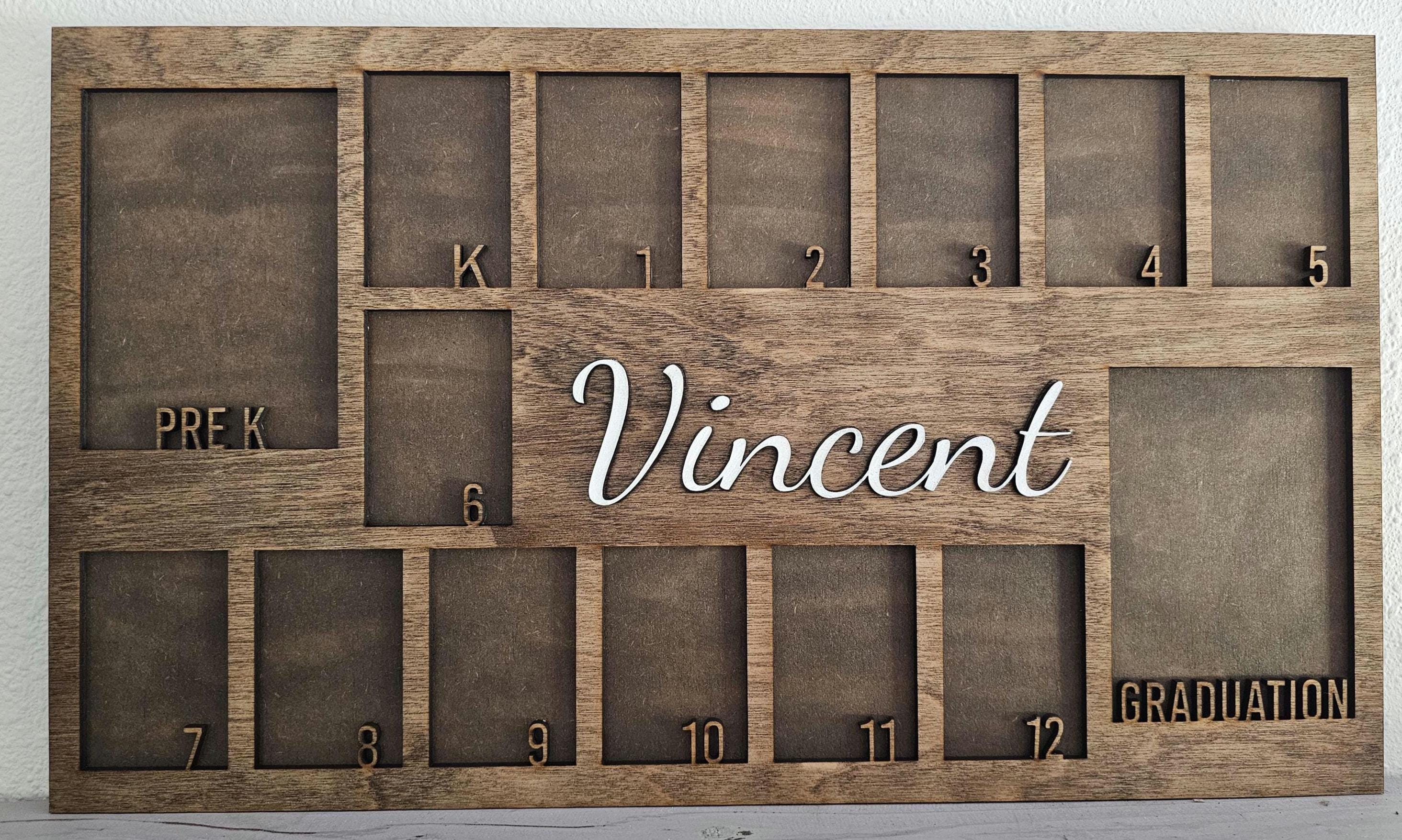 School Picture Collage Frame, Custom Photo Frame for Families ...