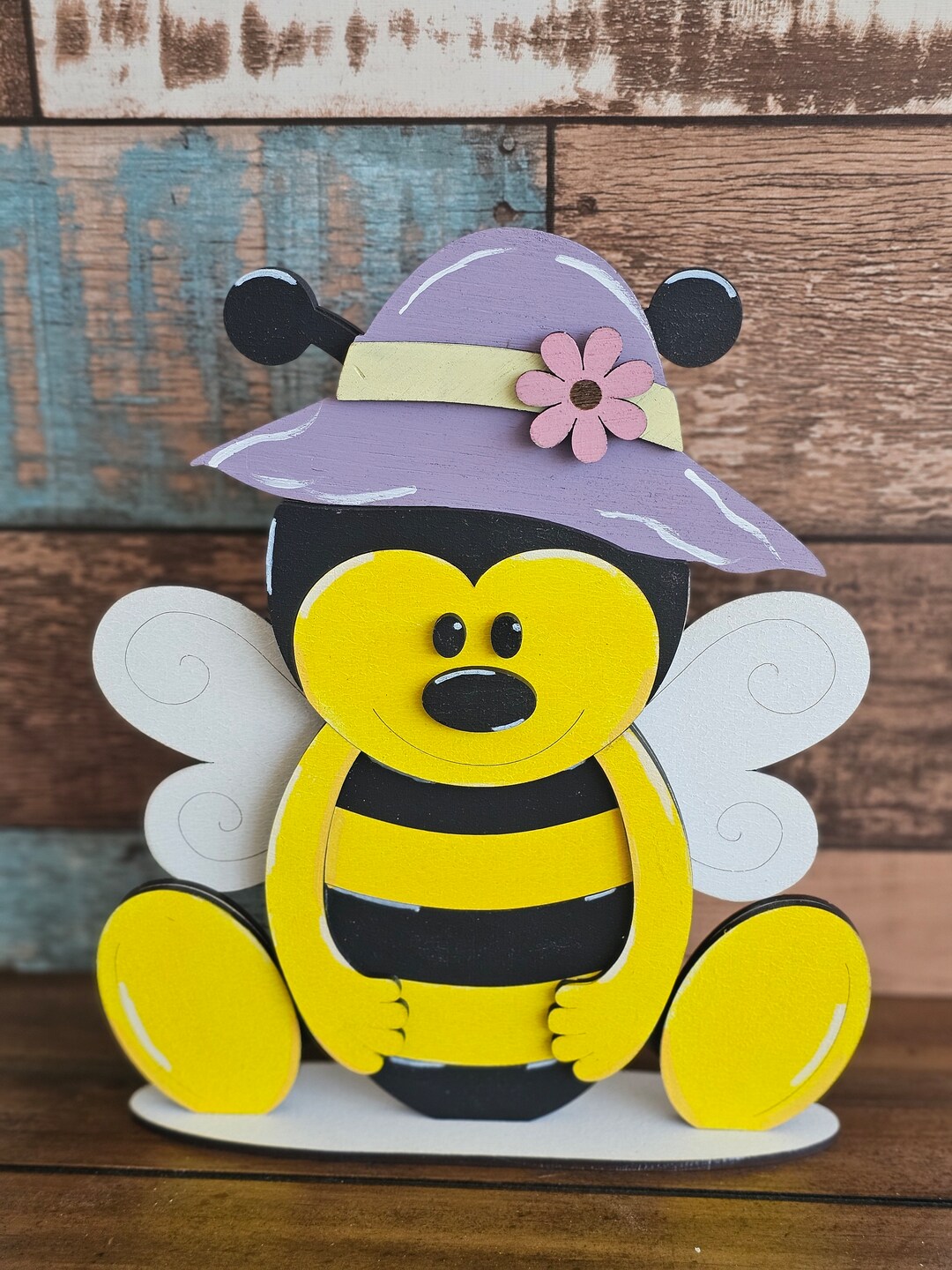 Cute Bumble Bee Shelf Sitter With Interchangeable Hats, Bows, Holiday ...