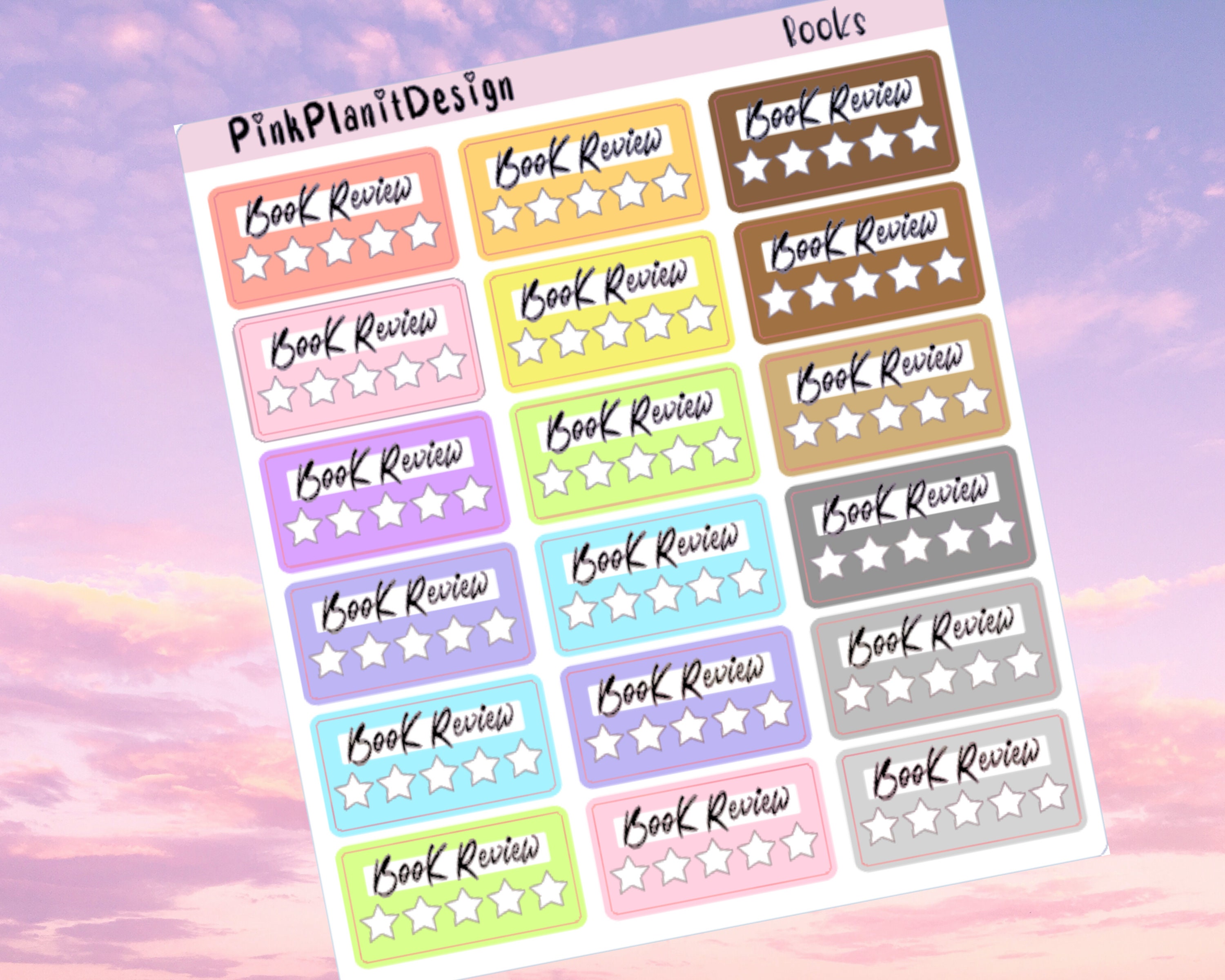 PRINTABLE Planner Stickers BOOKS Book Haul Started Book - Etsy