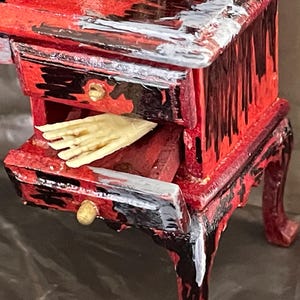 Miniature Creepy Haunted Desk - Etsy