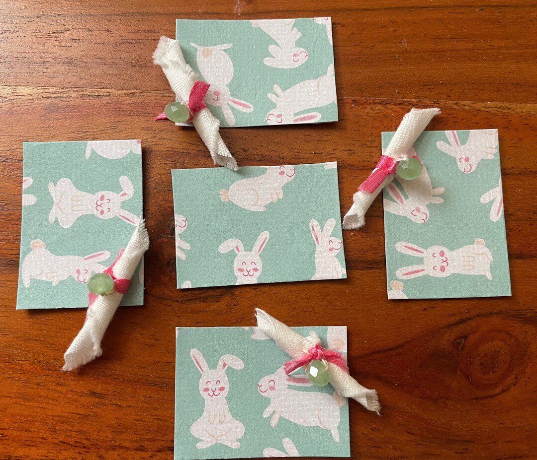 Set of 4 Miniature Easter Place Settings - Etsy
