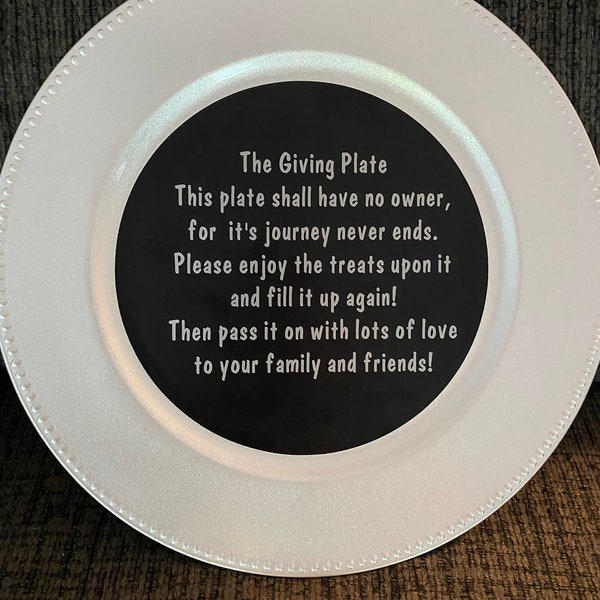 Giving Plate - Etsy