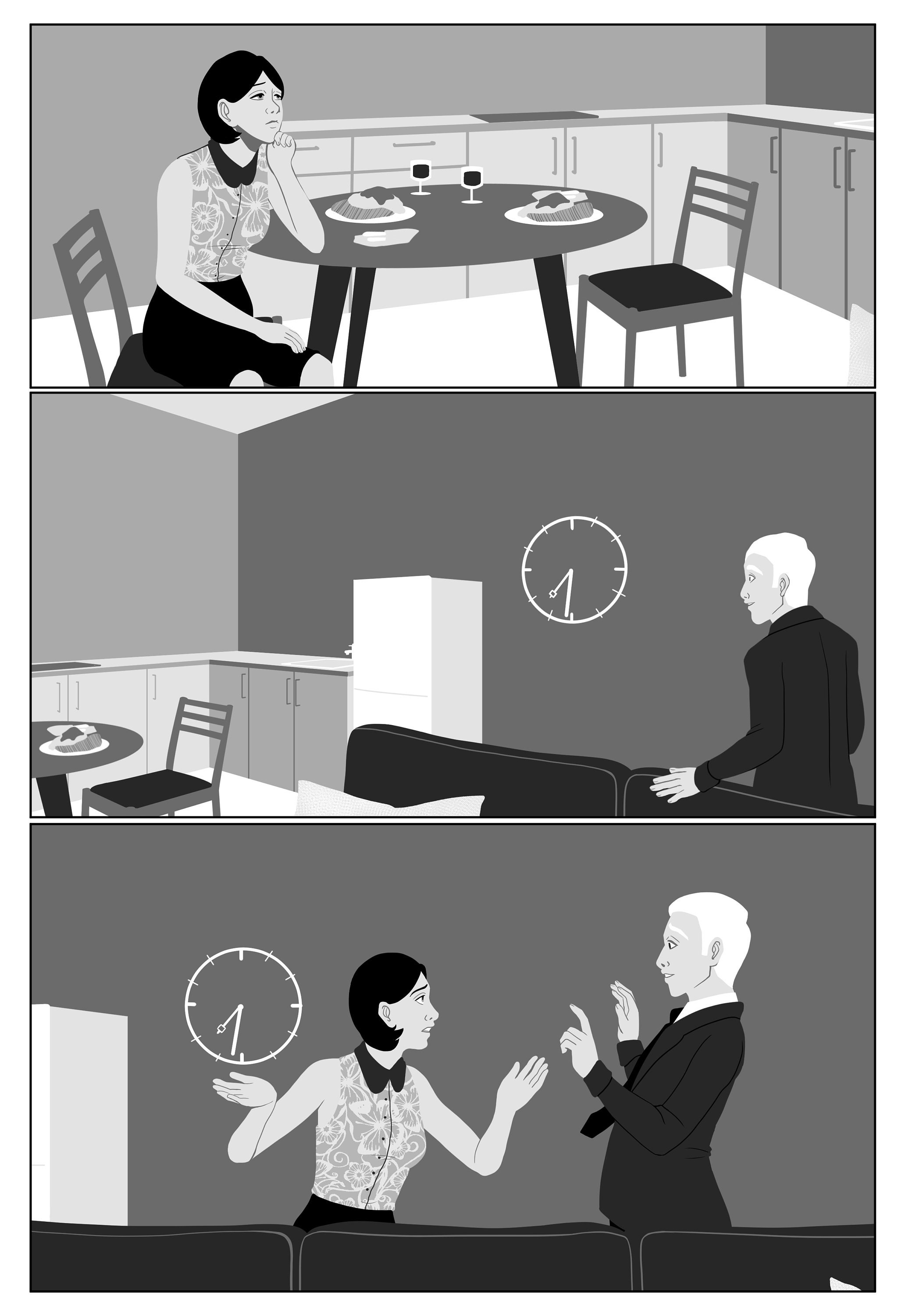 A Wordless Short COMIC: White Lie DIGITAL DOWNLOAD - Etsy