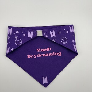BTS Mikrokomos Purple Lavender Pet Bandana, BTS Bangtan , Kpop Bangtan ...