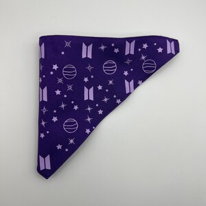 BTS Mikrokomos Purple Lavender Pet Bandana, BTS Bangtan , Kpop Bangtan ...