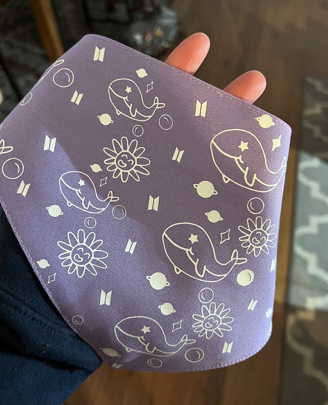 BTS Whalien Pet Bandana, Whalien 52, BTS, Bangtan Pet Bandana, Bts Pet ...