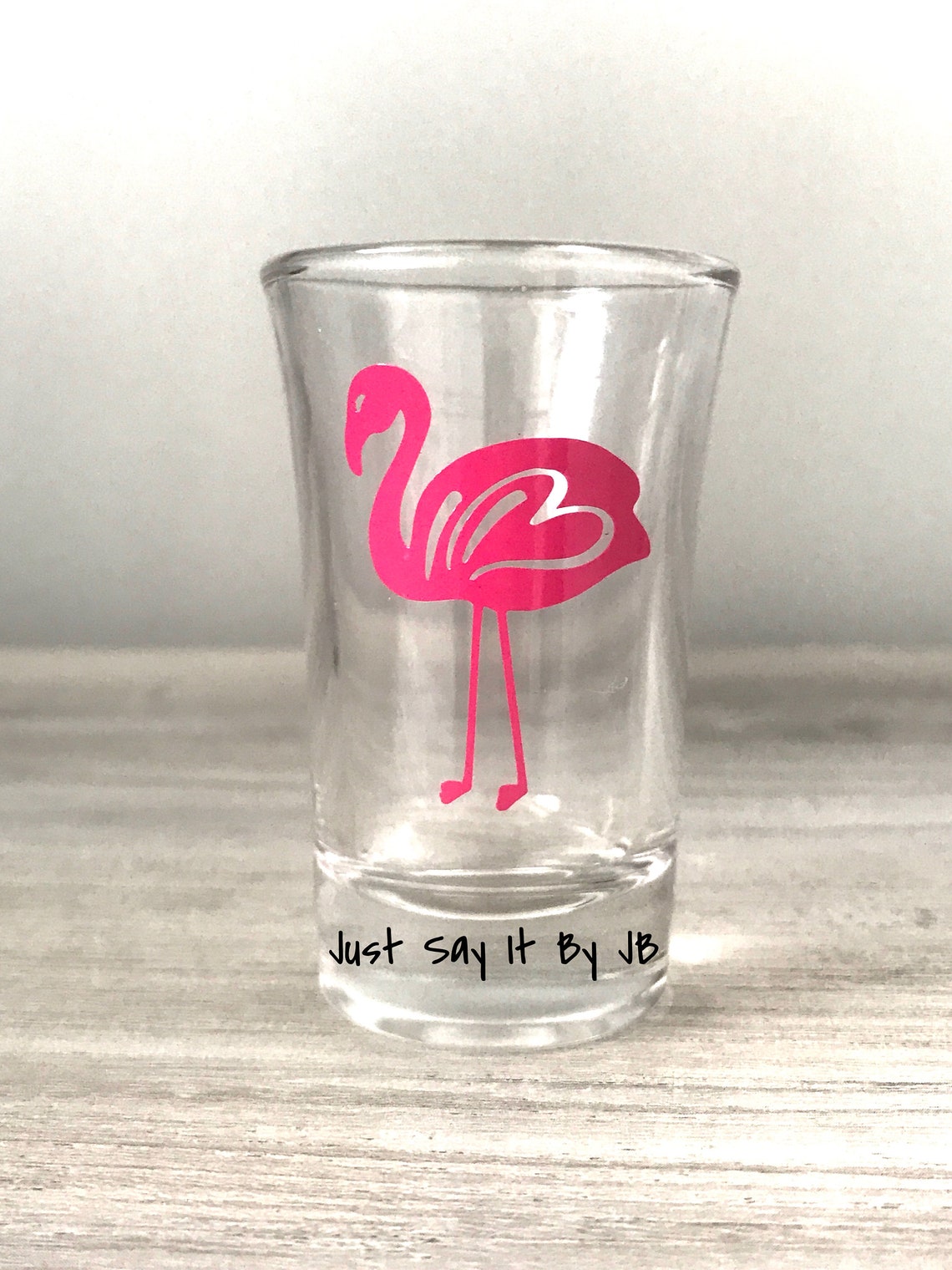 Flamingo Shot Glass Set Flamingo Glass Flamingo Shot Glass | Etsy