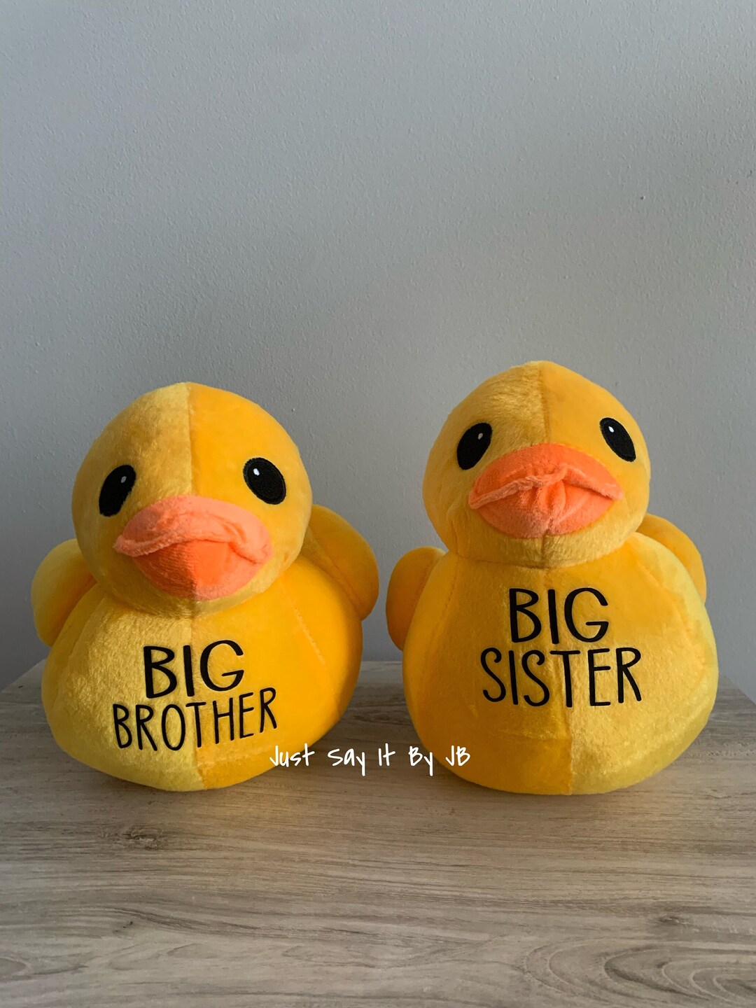 Big Sister Plush Duck Big Brother Plush Duck Yellow Duck - Etsy