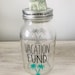 Vacation Fund Jar, Vacation Fund Piggy Bank, Vacation Savings Jar ...