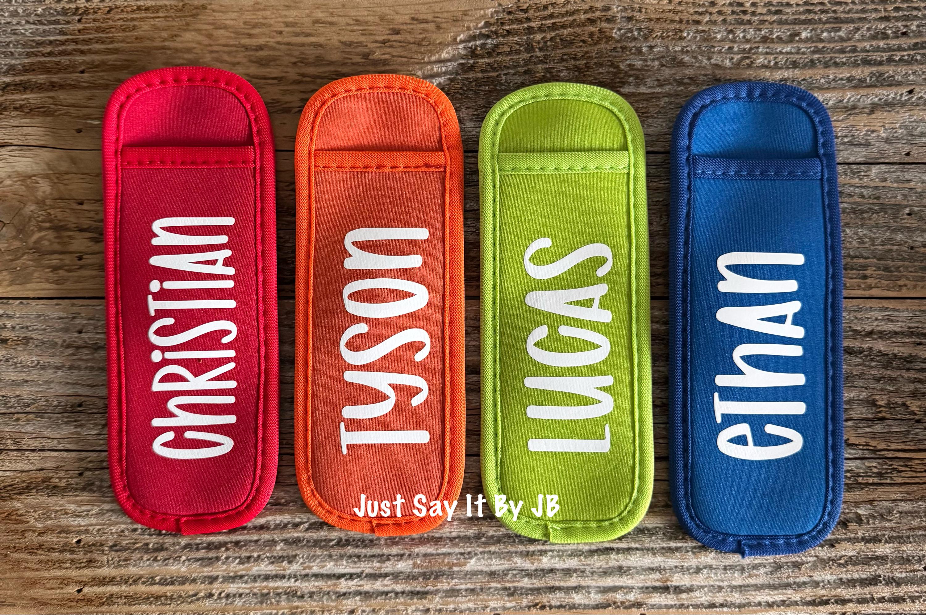 Personalized Popsicle Holder, Birthday Party Favor, Custom Popsicle ...