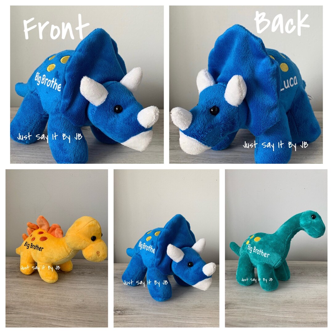 Big Brother Personalized Dinosaur, Little Brother Personalized Dinosaur ...