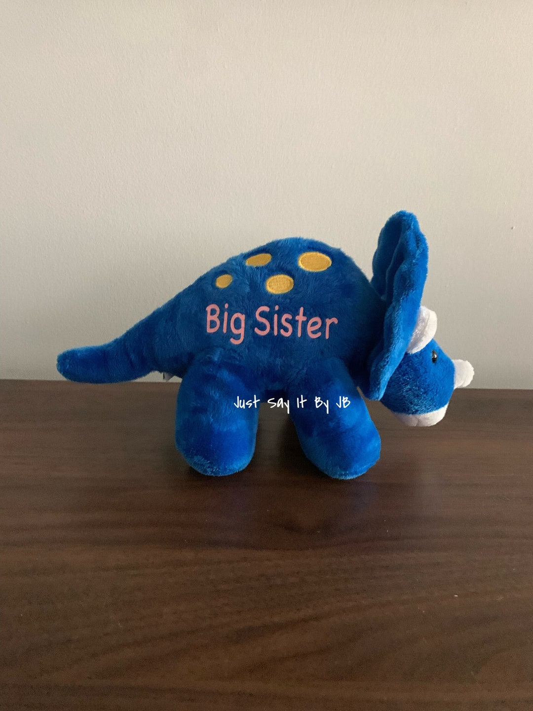 Big Sister Plush Dinosaur, Sister Triceratops Dinosaur, Little Sister ...