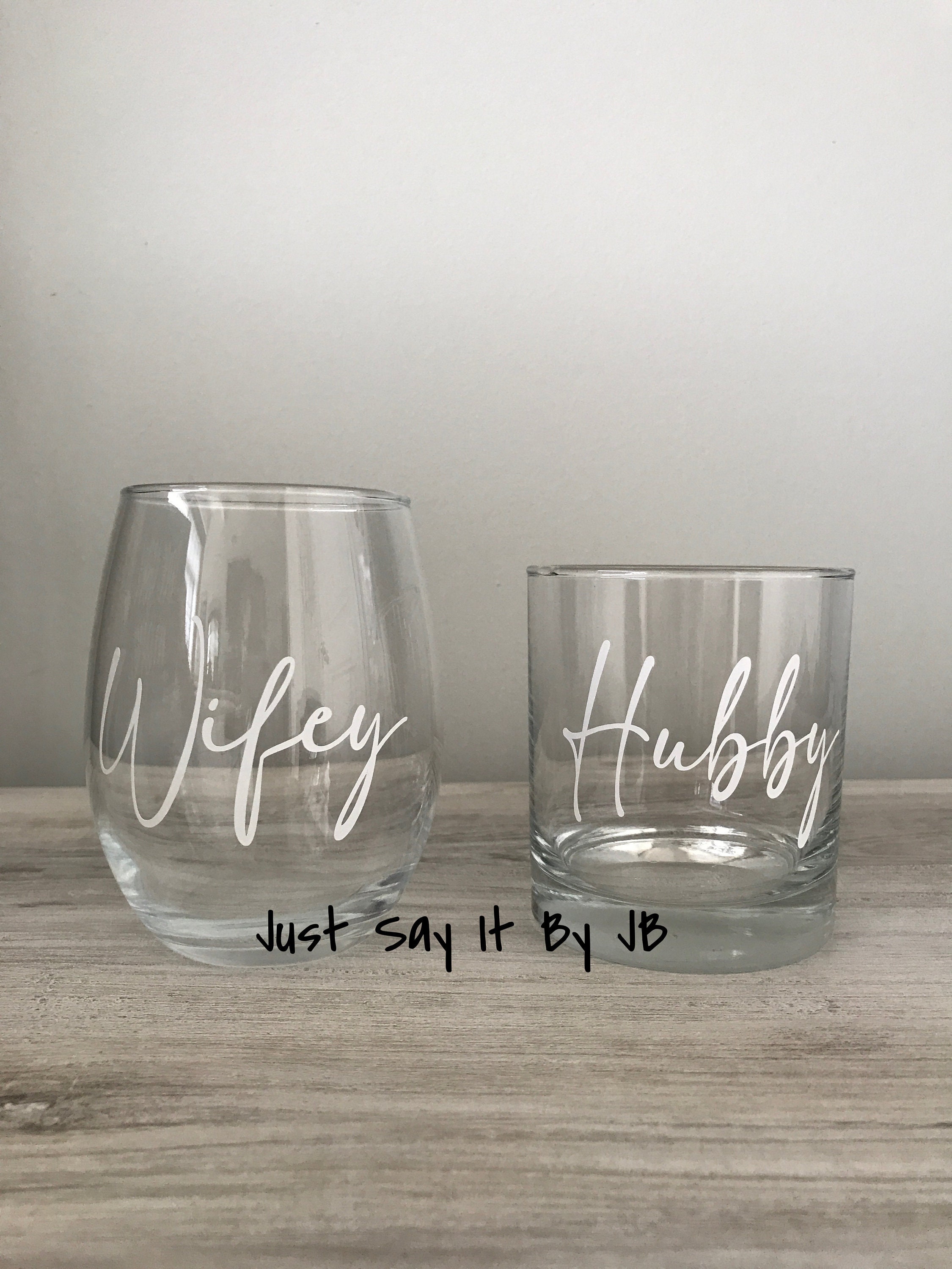 Barware Wine Glasses & Charms Wedding Wine Glass Set Anniversary Gift ...