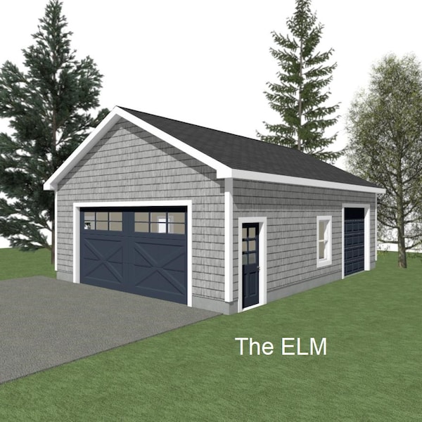24 X 32 Garage Plans - Etsy