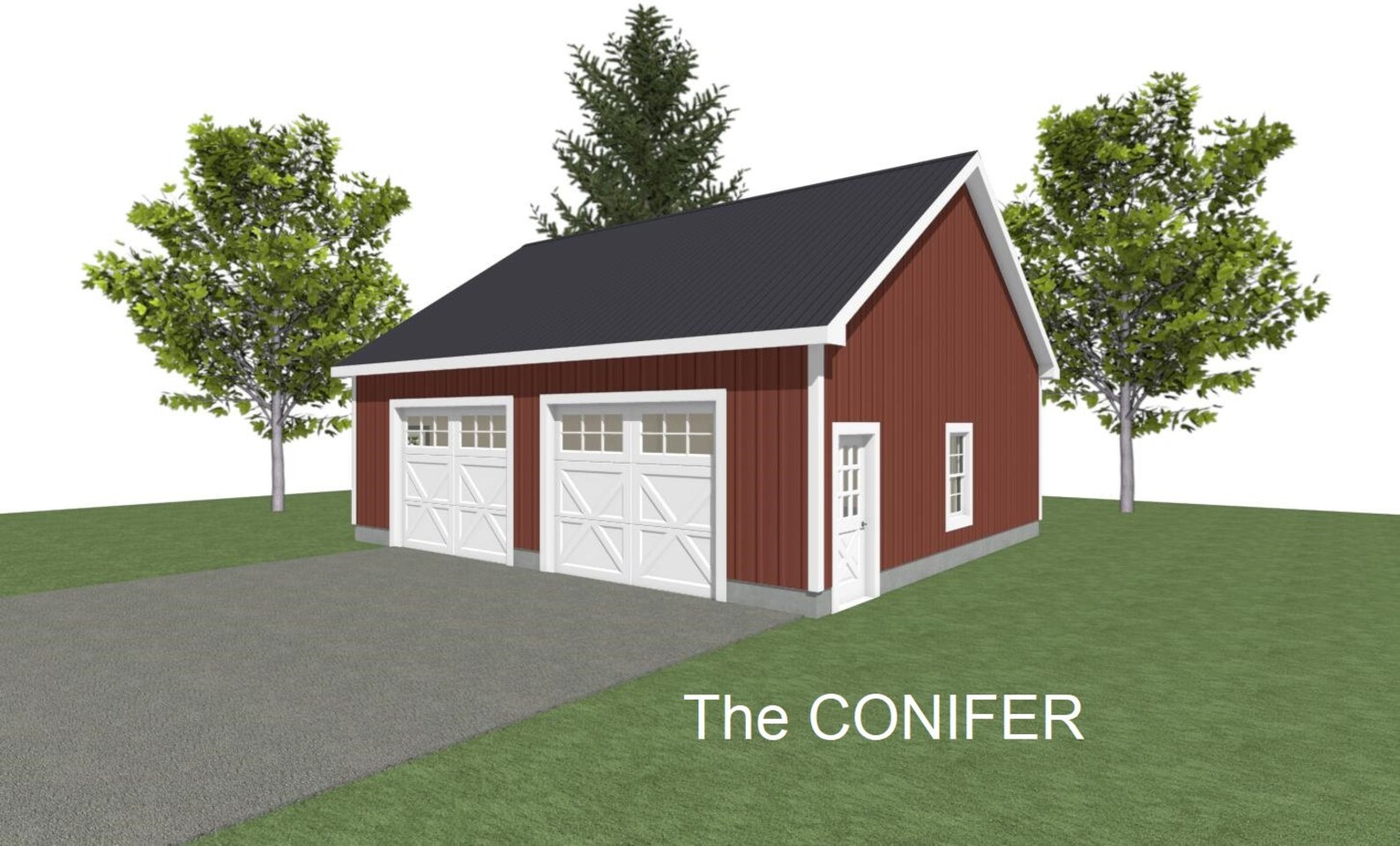 GARAGE PLAN : 32 X 28 - 2 Car Garage Plans - 10' Wall - 6/12 and 8/12 ...