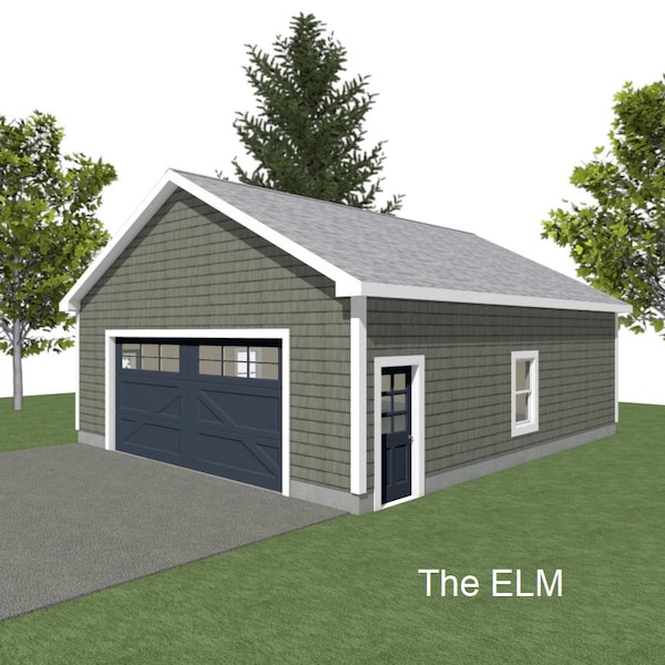24 X 32 Garage Plans - Etsy