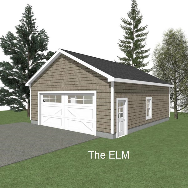 24 X 32 Garage Plans - Etsy