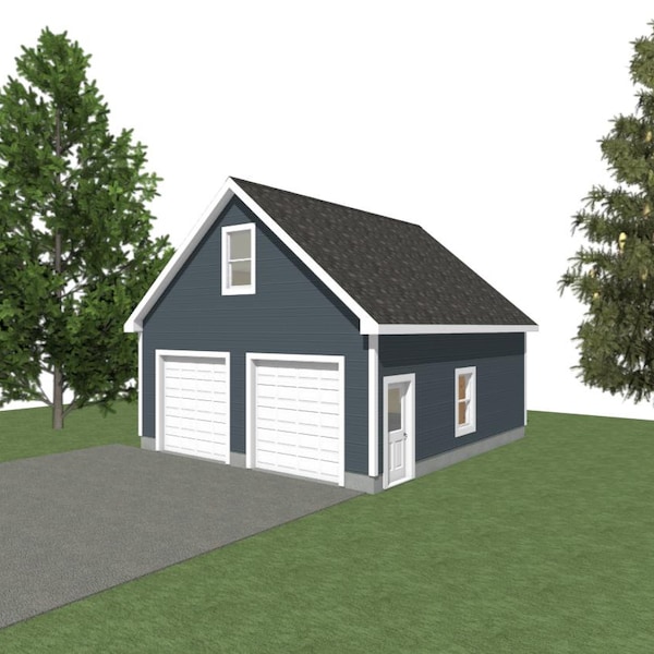24 X 32 Garage Plans - Etsy