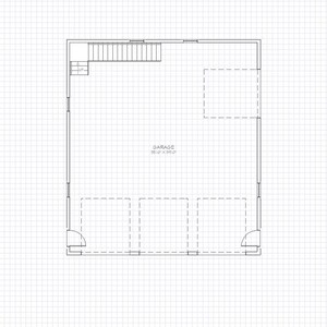 GARAGE PLANS : 36 X 40 3 Car Garage Plans 12' Wall - Etsy Canada