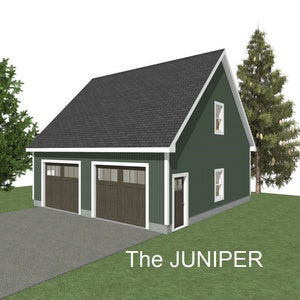 GARAGE PLANS : 30 X 30 - 2 Car Garage Plans - 10' Wall - 10/12 and 12/ ...