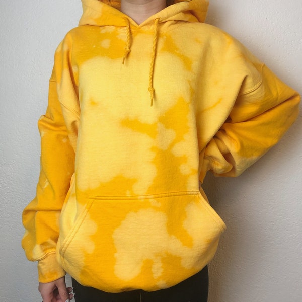 Yellow Hoodie - Etsy