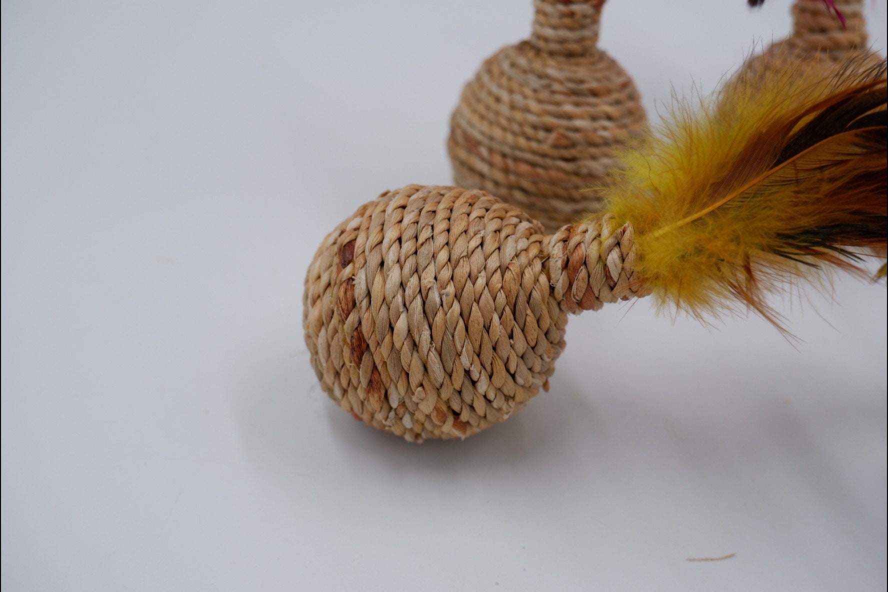 Cat Scratch Ball, Cat Toys, Woven Waterhyacinth Cat Scratch Ball, Cats ...