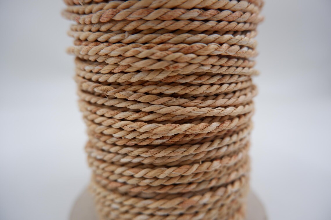3mm Water Hyacinth Rope: 20 Meter Natural Twisted Cord - Etsy Canada