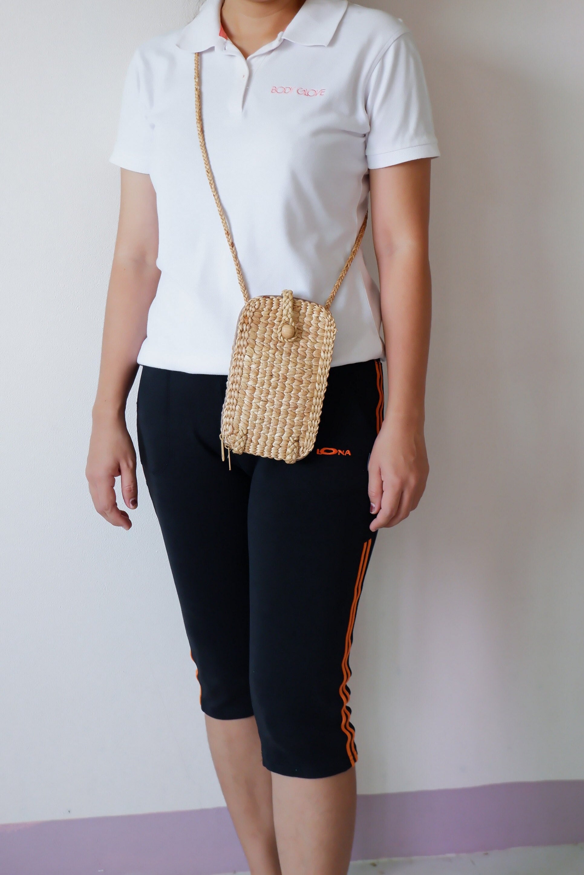 Cell Phone Holder Cell Phone Bag Straw Phone Holder Mobile - Etsy