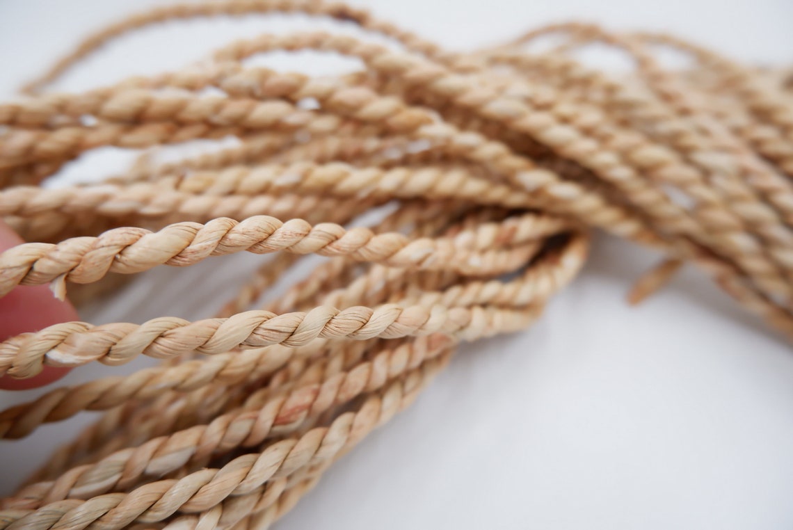 5mm Twisted Water Hyacinth Rope: Natural Wedding Decor - Etsy