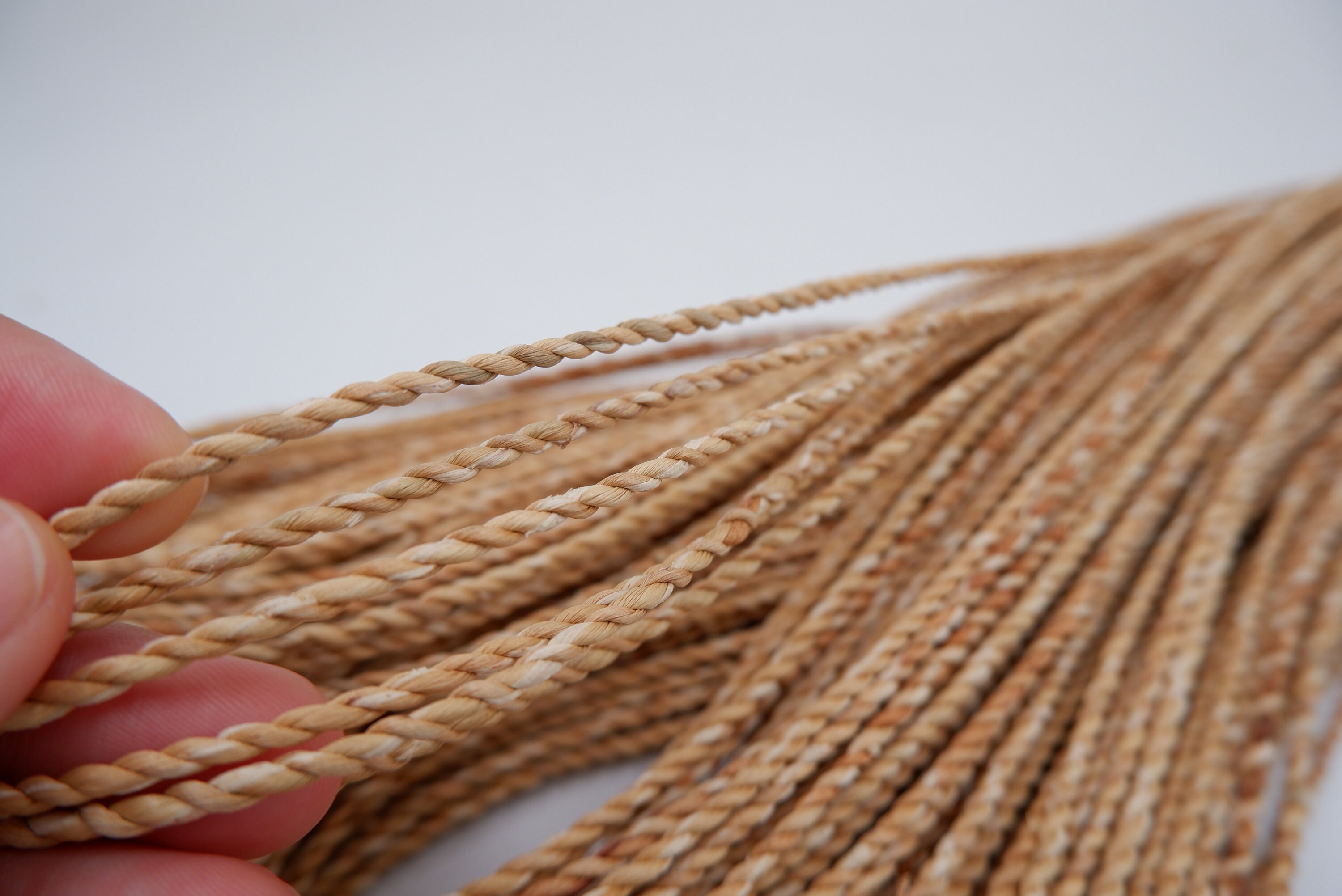 3mm Twisted Rope, Natural Water Hyacinth Rope, Seagrass Cord , Crafting ...
