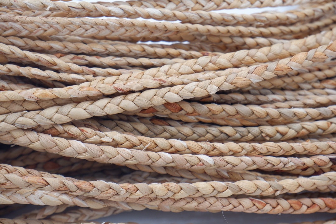 5mm Natural Water Hyacinth Rope, Braided Rope, Wrapping Bundling ...