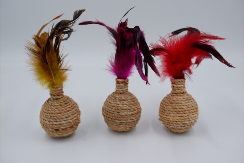 Cat Scratch Ball, Cat Toys, Woven Waterhyacinth Cat Scratch Ball, Cats ...