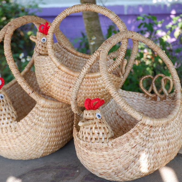 Easter Egg Basket - Etsy