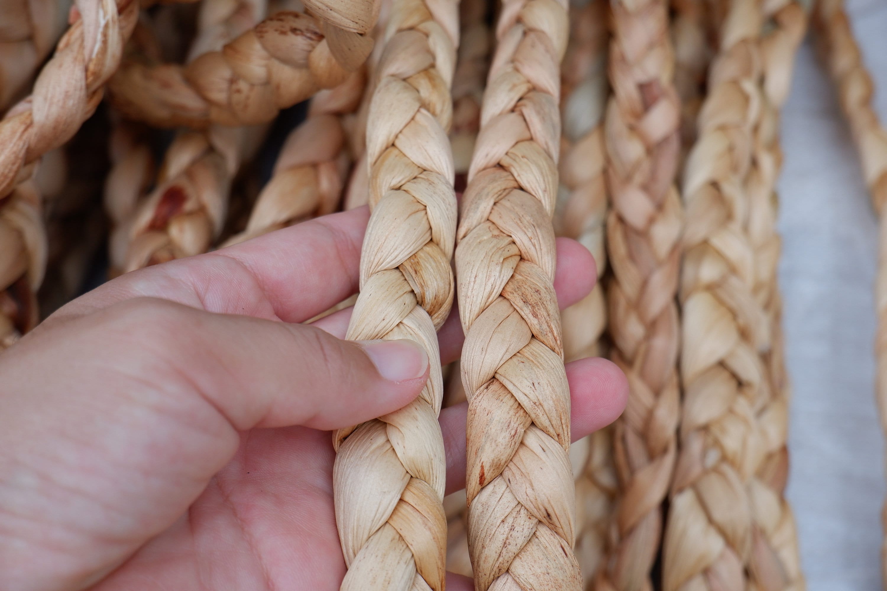 20mm Natural Water Hyacinth Rope Rug Rope Natural Rope for - Etsy