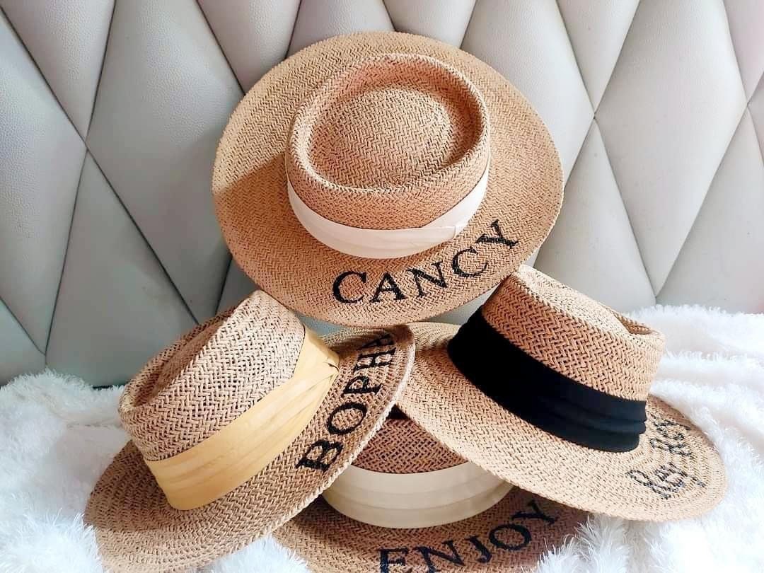 Personalized Bride Beach Hat: Honeymoon Bachelorette Party Sun Hat - Etsy