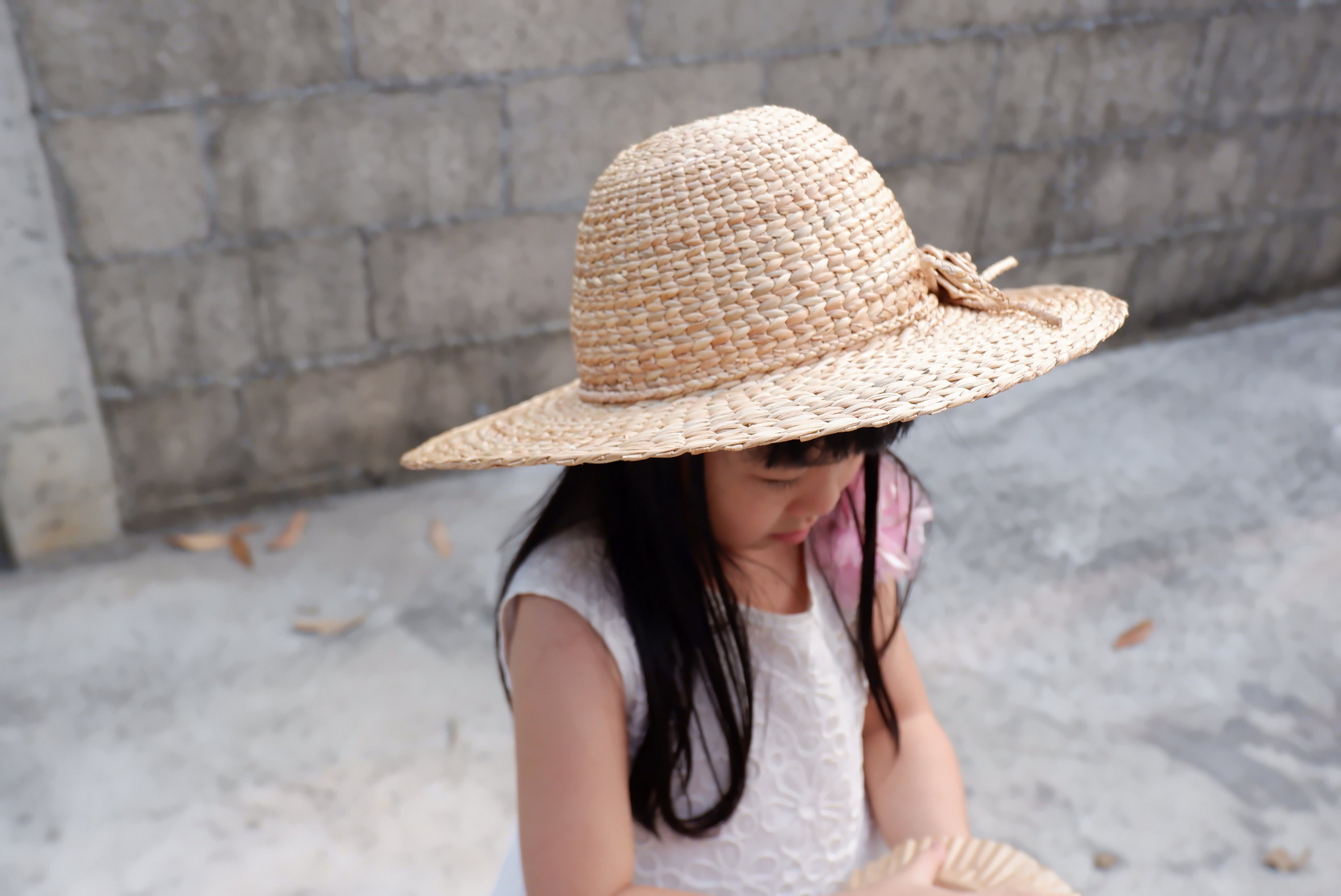 Kids Sun Hat, Girl Straw Hat, Kids Beach Hat for Girl, Summer Hat, Sun ...