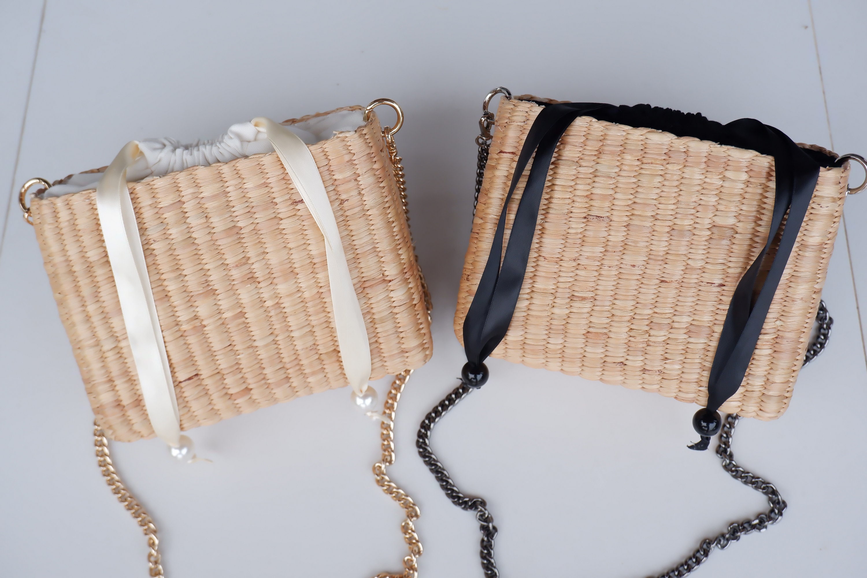 Straw Basket Straw Tote Crossbody Straw Bag Handwoven - Etsy