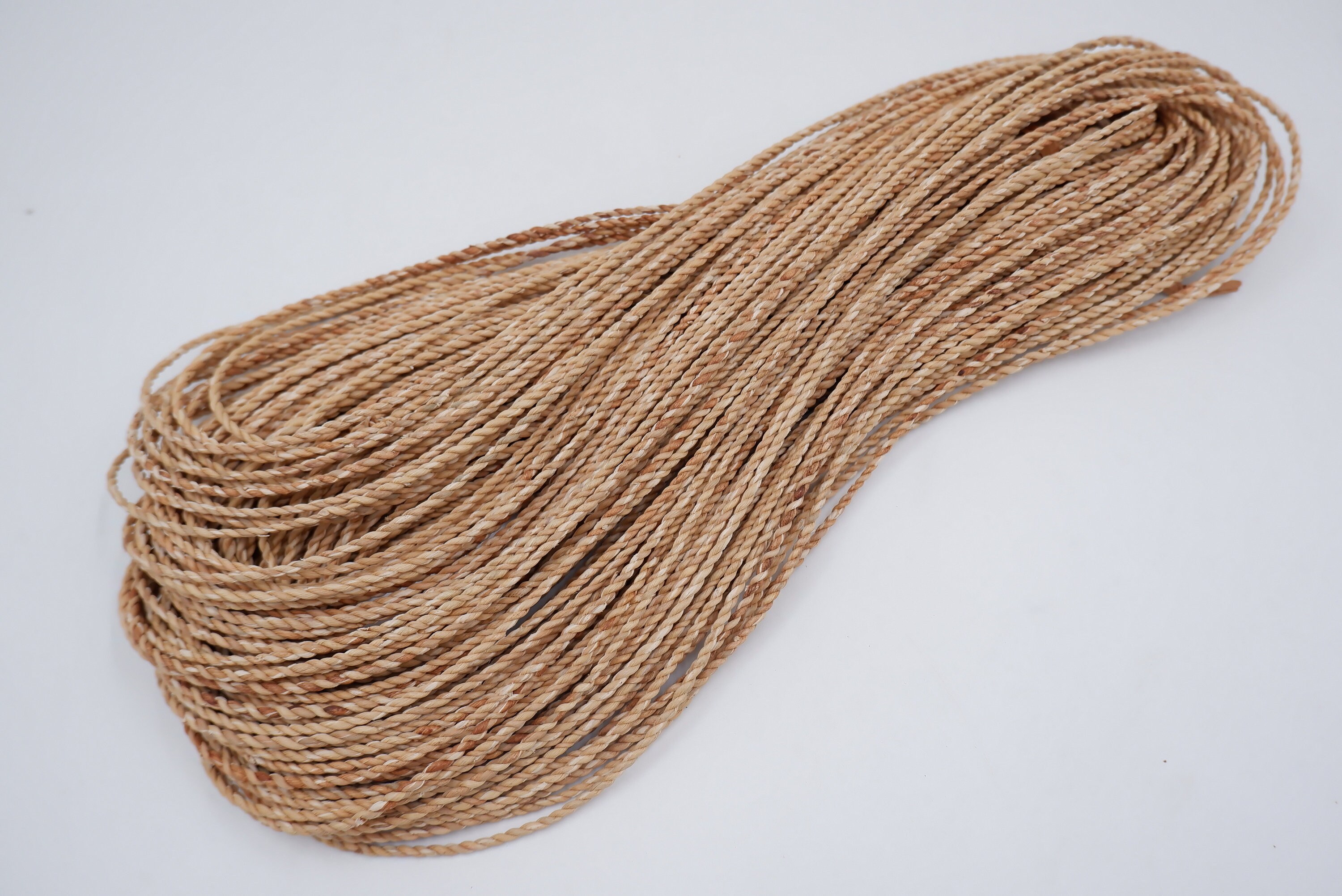 3mm Twisted Rope, Natural Water Hyacinth Rope, Seagrass Cord , Crafting ...