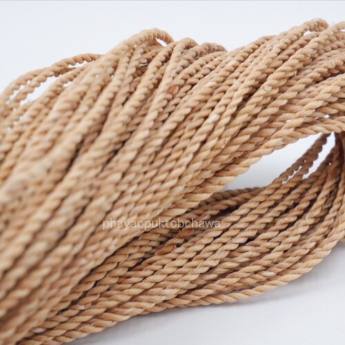5 Mm.natural Water Hyacinth Rope Twisted Cord Craft Decorate - Etsy