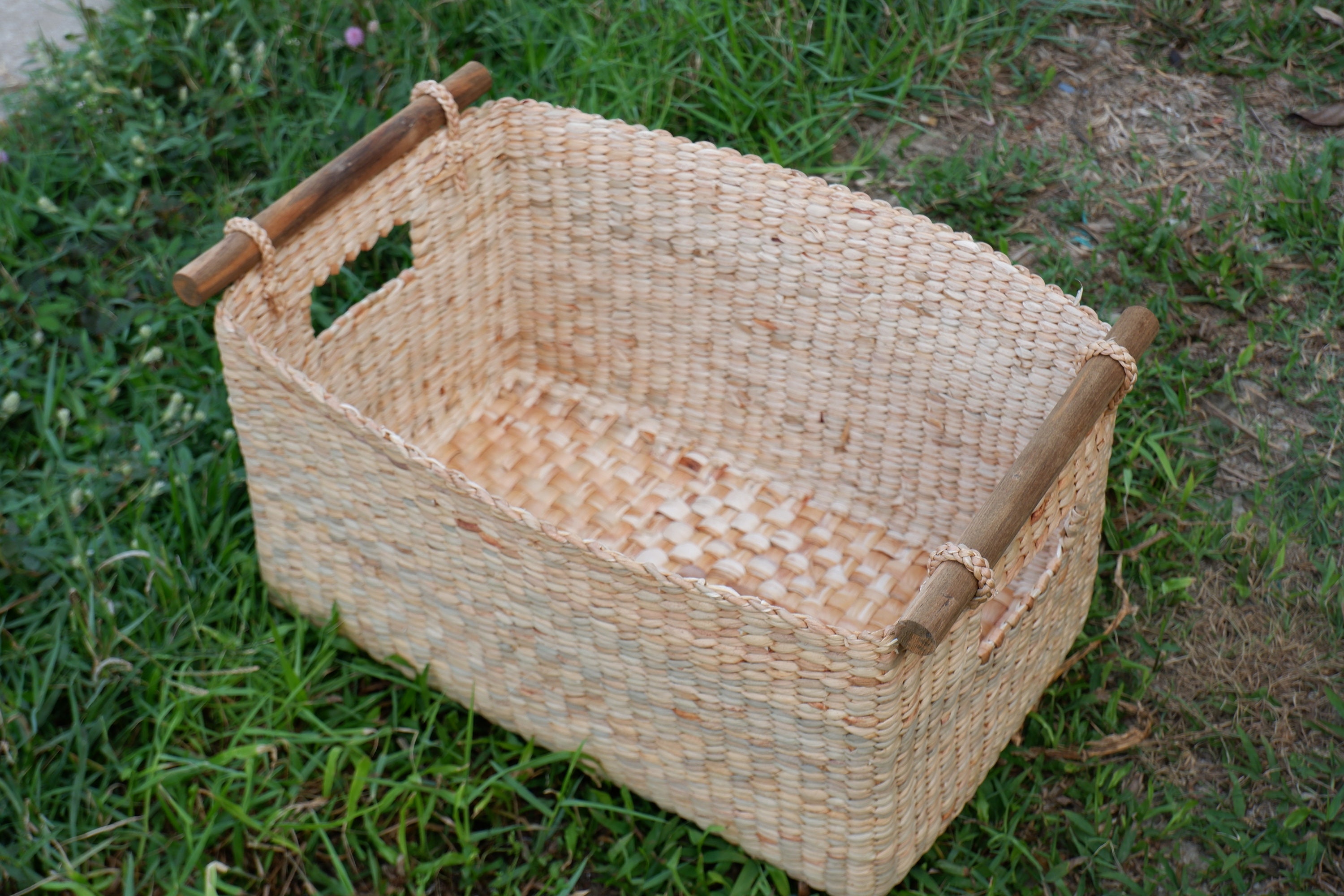 Wicker Woven Basket With Handles Basket for Home Storage - Etsy