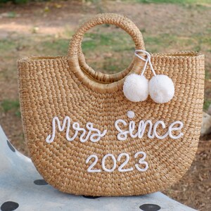 Mrs Bag, Personalized Bride Bag, Engagement Gift, Bride Tote Bags ...